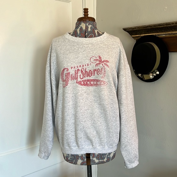 Tultex | Tops | Vintage Tultex Gulf Shores Crewneck Sweatshirt | Poshmark